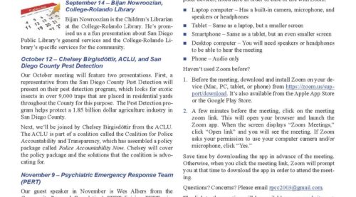 Rolando Park Reporter – Fall 2020 | Rolando Park Community Council